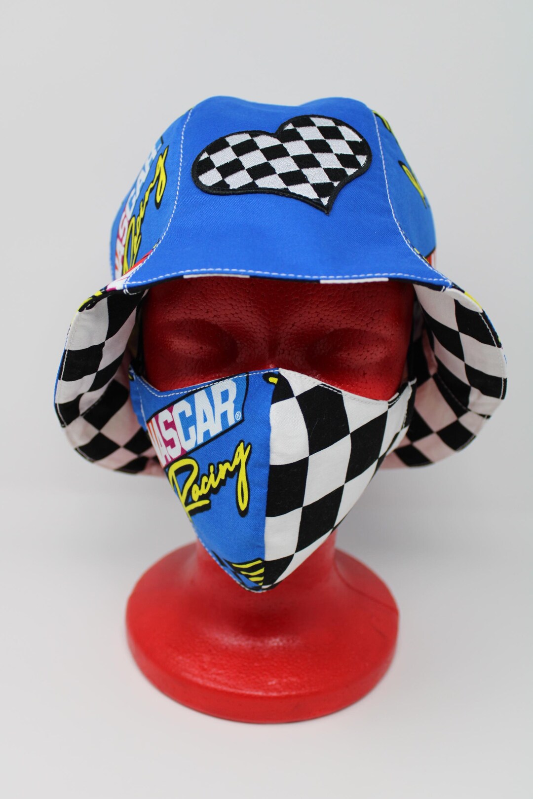 NASCAR Old School Bucket Hat and Mask (unisex) - Etsy