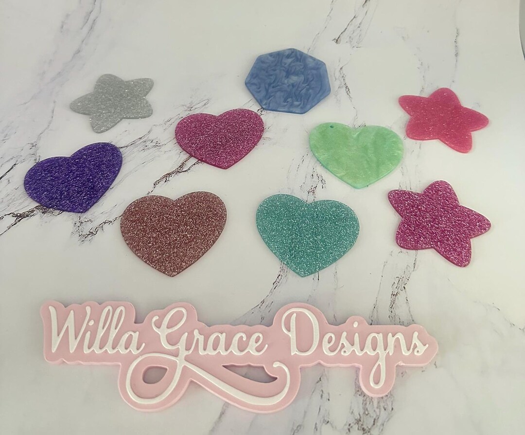 Acrylic Shapes - Etsy