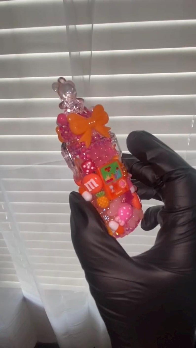 Blossom Baddie Lighter Case & Keychain Set- Powerpuff Girls Inspired ...