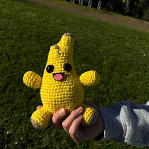Cute Banana Peely Plush Crochet Pattern PDF - Etsy