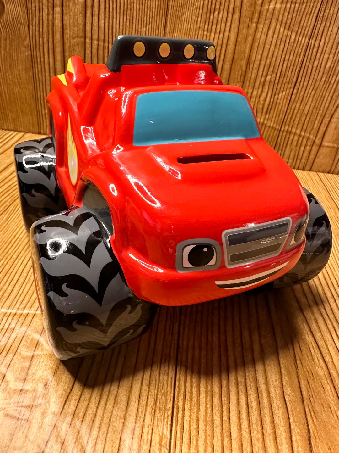 Nickelodeon Blaze and the Monster Machines Ceramic Piggy Bank Red Bank ...