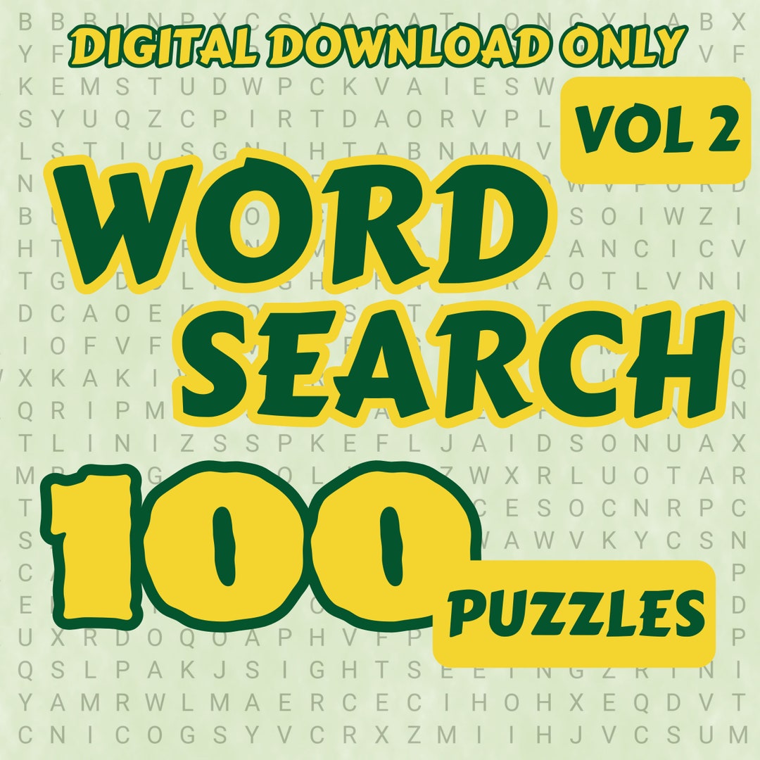 100 Word Search Puzzles (themed) Vol 2 | 100 Printable Pages for Kids ...