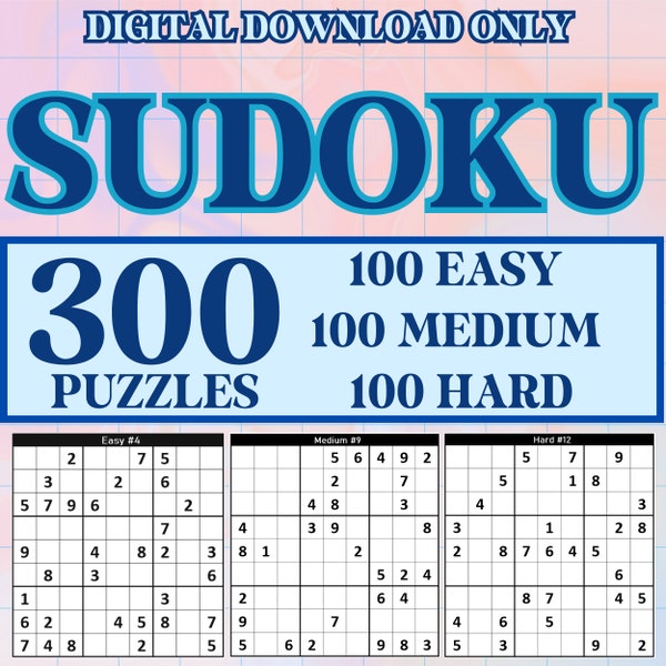 Sudoku - Etsy