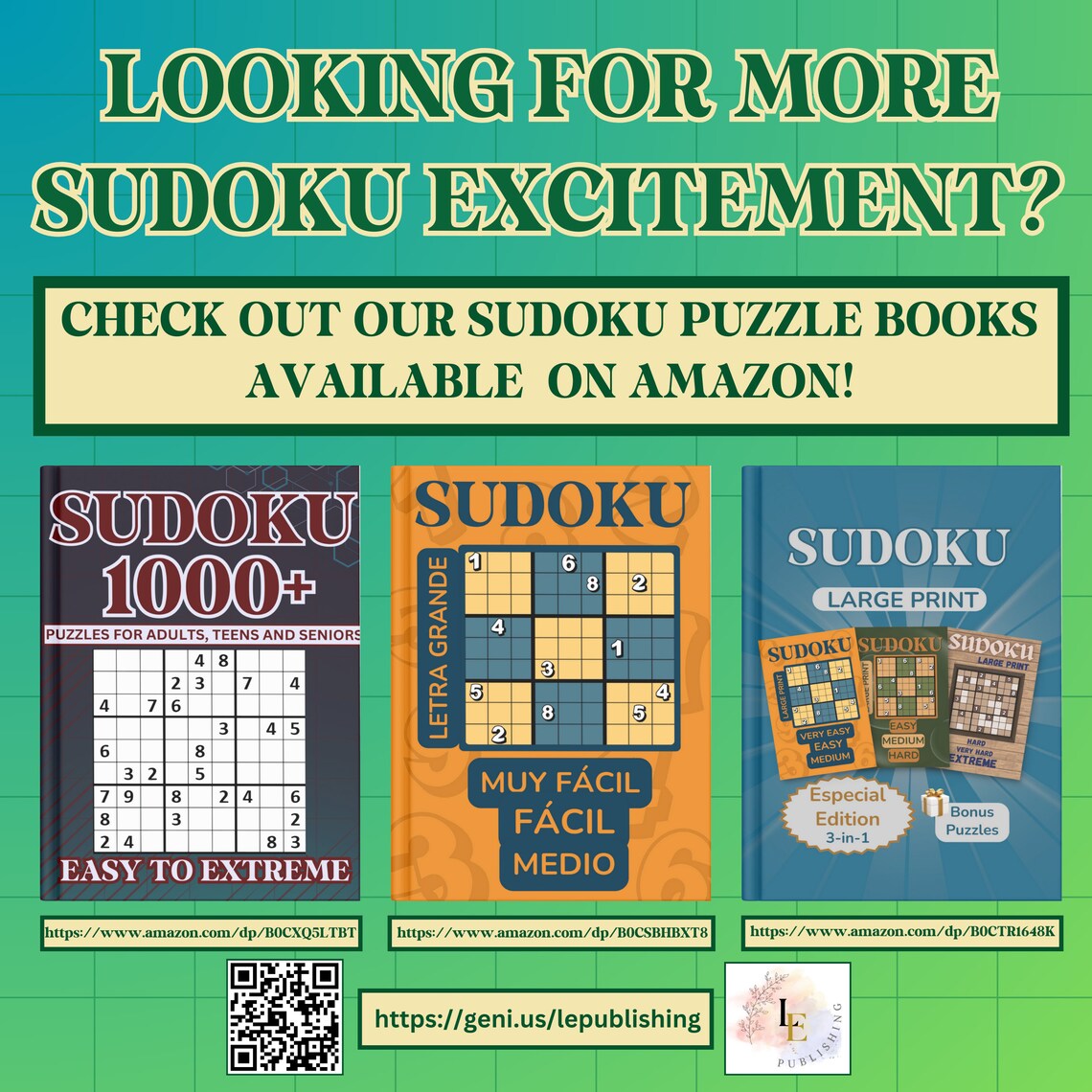 Easy Sudoku Puzzles 300 Puzzles 6 per Page Solutions Included 8.5x11 ...