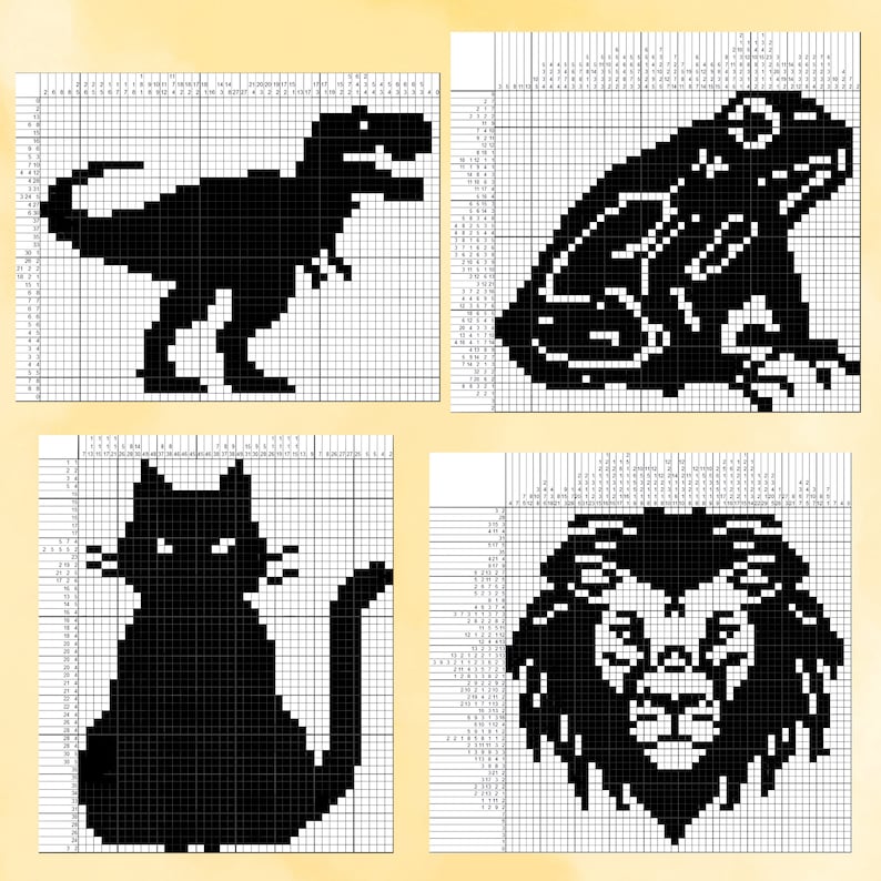 54 Nonogram Japanese Puzzles Hanjie Puzzles for Adults Printable Pages ...