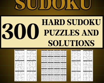 Easy Sudoku Puzzles 300 Puzzles 6 per Page Solutions Included 8.5x11 ...