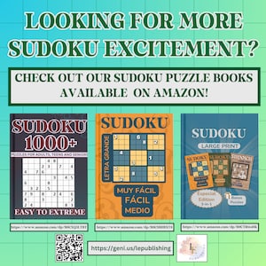 Easy Sudoku Puzzles - 300 Puzzles - 6 per Page - Solutions Included - 8 ...