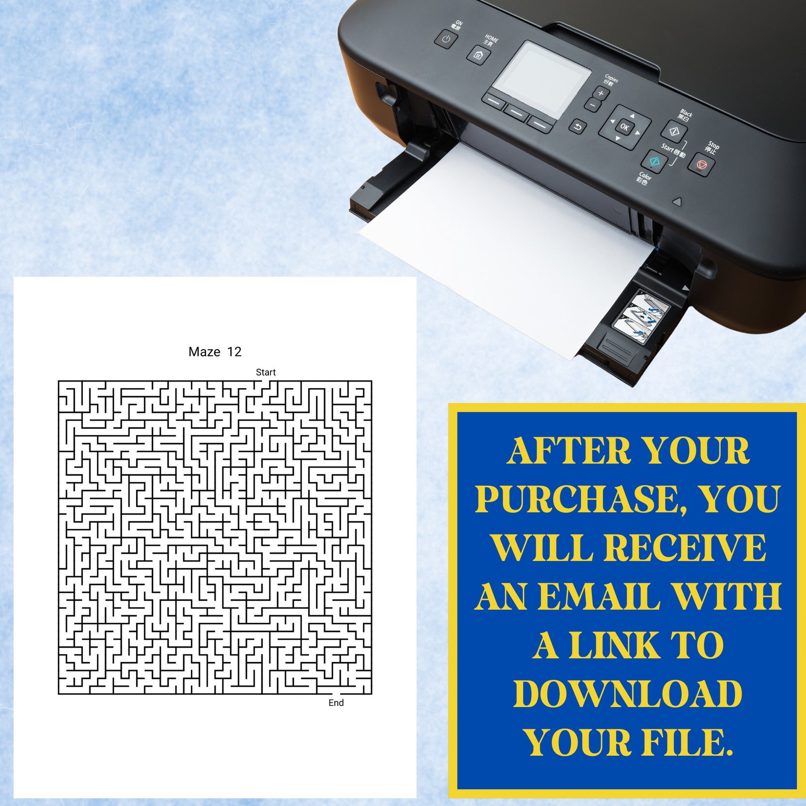 500 Rectangular Maze Puzzles for Kids and Adults | Printable Pages ...