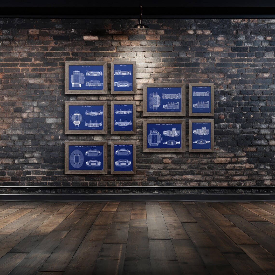 Chelsea FC Poster Gift | the Bridge Football Stadium Print | Chelsea ...