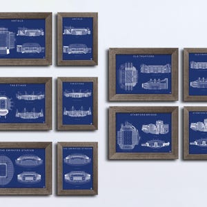 Chelsea FC Poster Gift | the Bridge Football Stadium Print | Chelsea ...