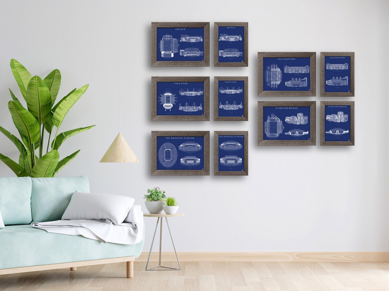 Anfield Stadium Blueprint Art Print: Liverpool FC Gift - Etsy