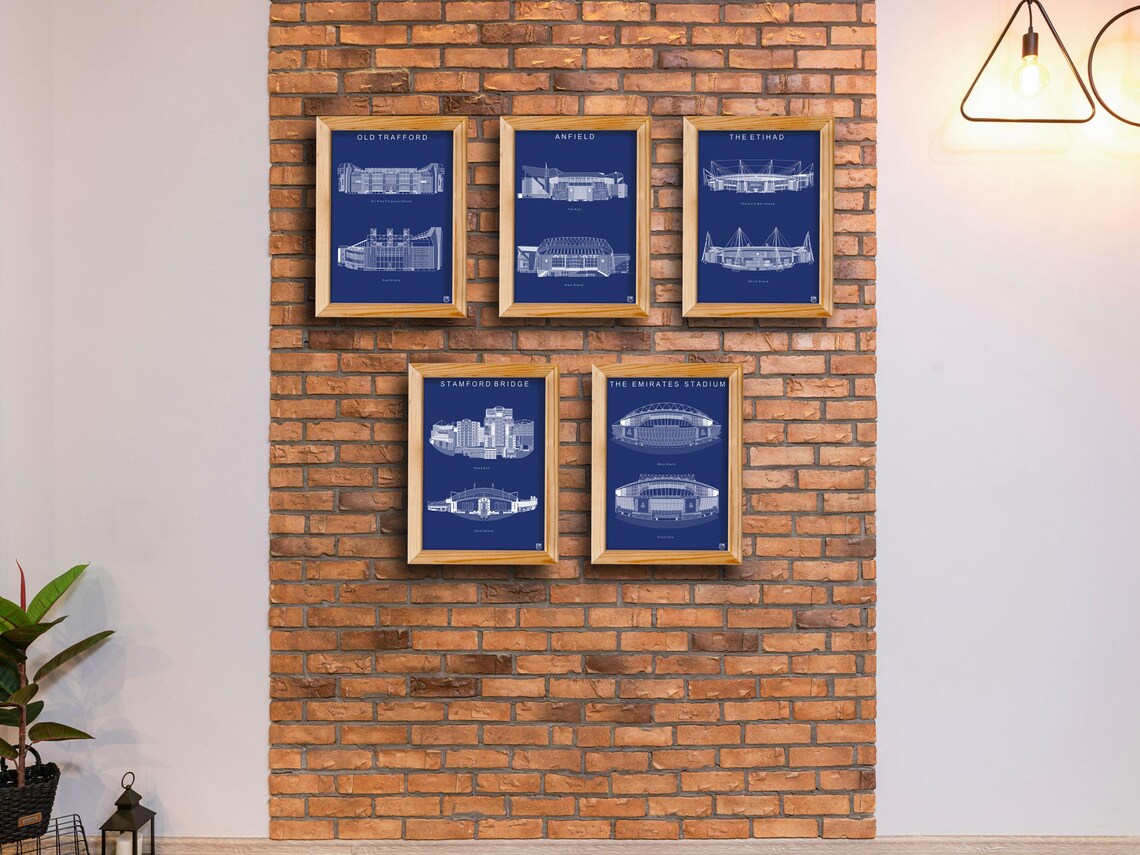 Chelsea FC Poster Gift | the Bridge Football Stadium Print | Chelsea ...