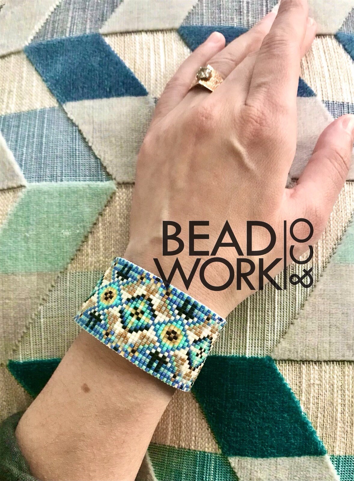 Bead Loom Pattern - OCEANA Design - Loom Bracelet - PDF Instant ...