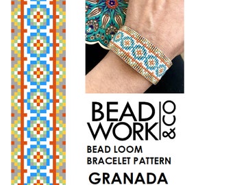 Bead Loom Pattern REGAL Design Loom Bracelet PDF Instant - Etsy