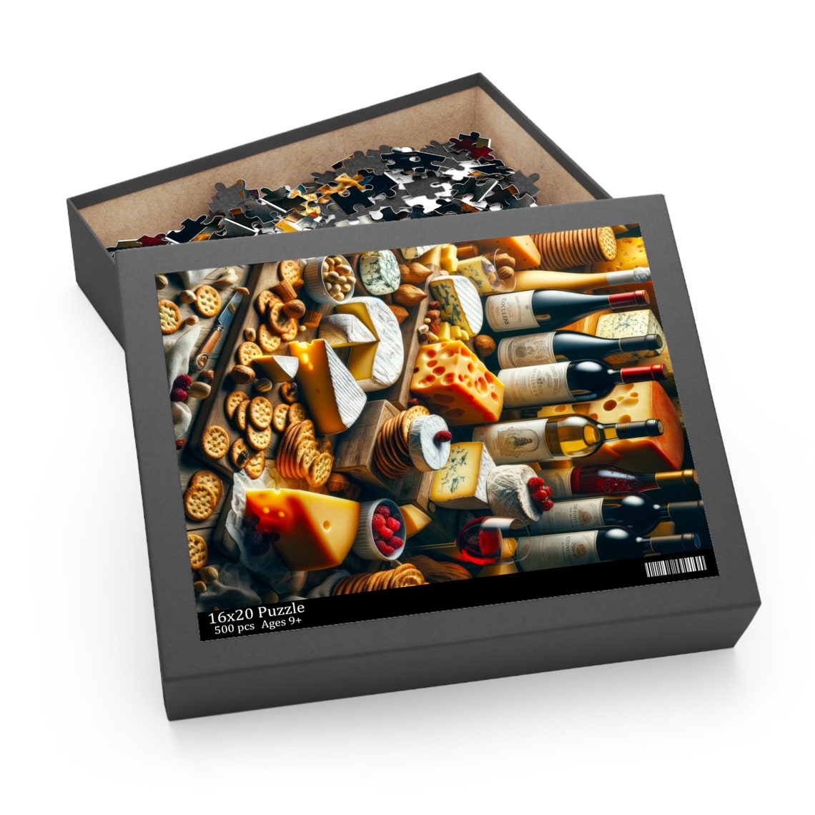 Gourmet Gathering: the Ultimate Cheese & Wine Jigsaw Puzzle (120, 252 ...