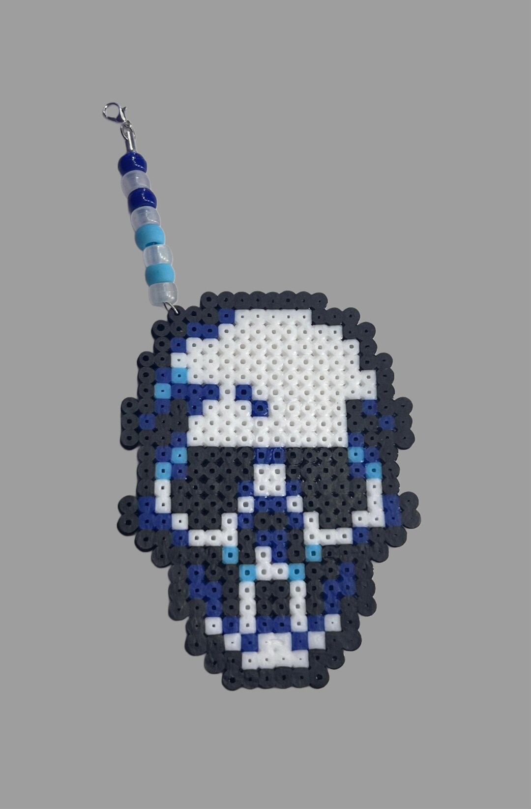 Skull Perler Keychain, Rave Accessories, Kandi, Perler, Kandy Keychain ...