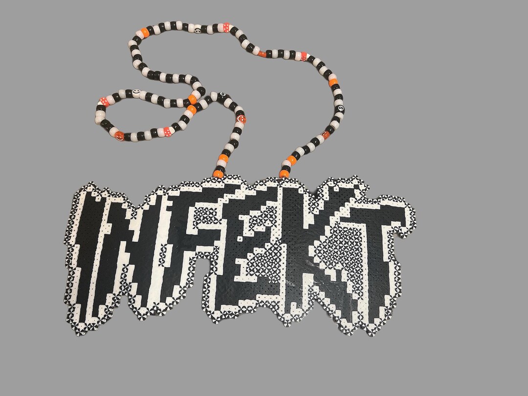Infekt Perler, Perler, Perler Necklace, Kandi, Rave Perler, Riddim - Etsy