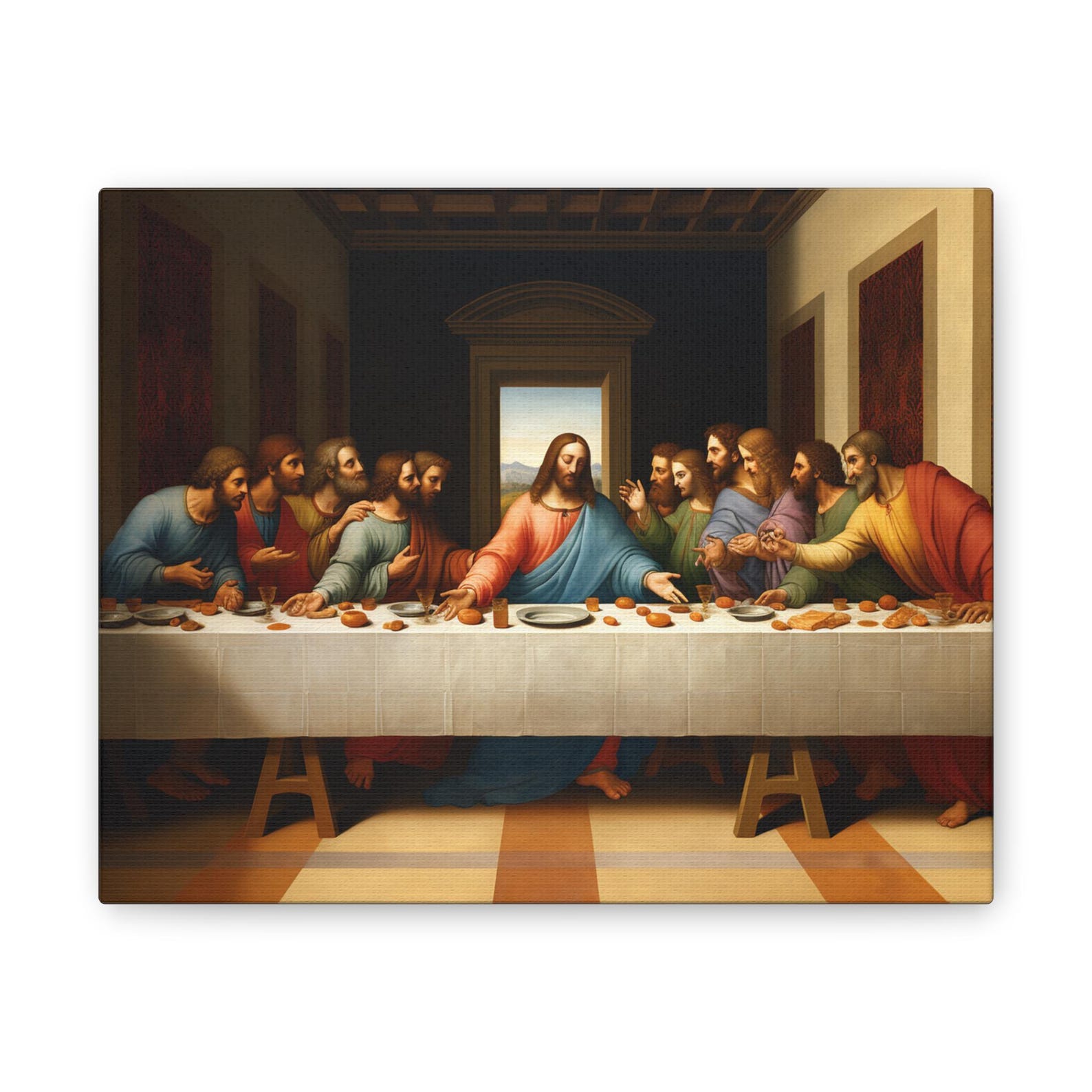 Jesus Christ Last Supper Painting | Christian Wall Art & Home Decor ...