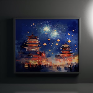 Tokyo Japan Canvas Painting Wall Art City Landscape Tokyo Wall Decor ...