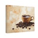 Morning Coffee Canvas Painting: Sunrise Landscape Cafe Wall Art - Etsy