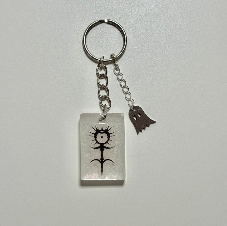 Ghostemane Symbol Resin Keychain - Small Ghostemane Symbol Resin Charm ...