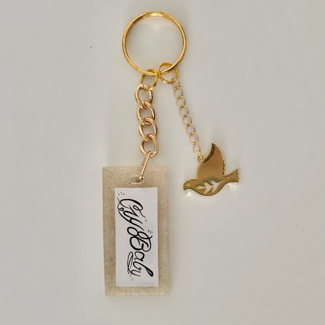Crybaby Lil Peep Resin Keychain - Lil Peep Small Crybaby Dove Resin ...