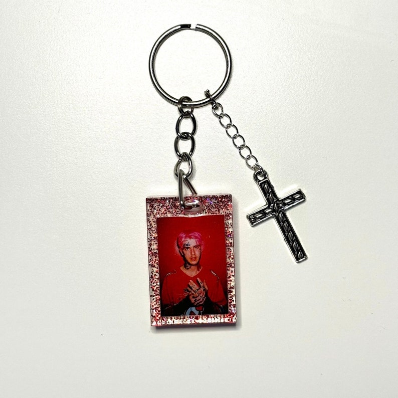 Lil Peep HELLBOY Photoshoot Image Resin Keychain, Gothboiclique, GBC ...
