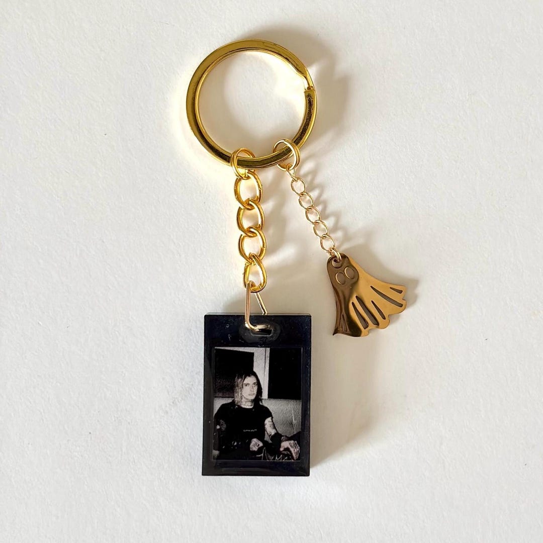 Ghostemane Black Mage Resin Keychain, Ghoste, G59, Black Mage, Handmade ...