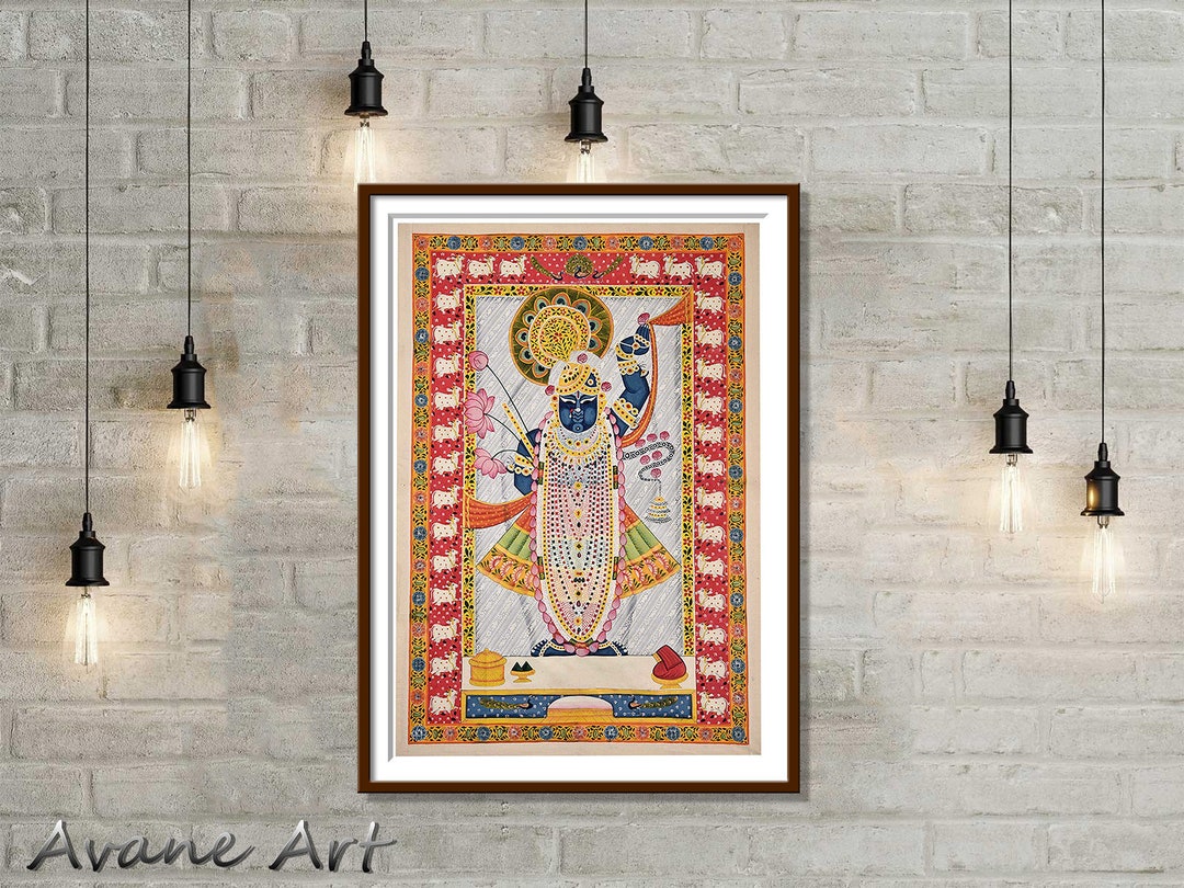 Pichwai Shreenath Ji - Indian Art - Digital Print Download for Home ...