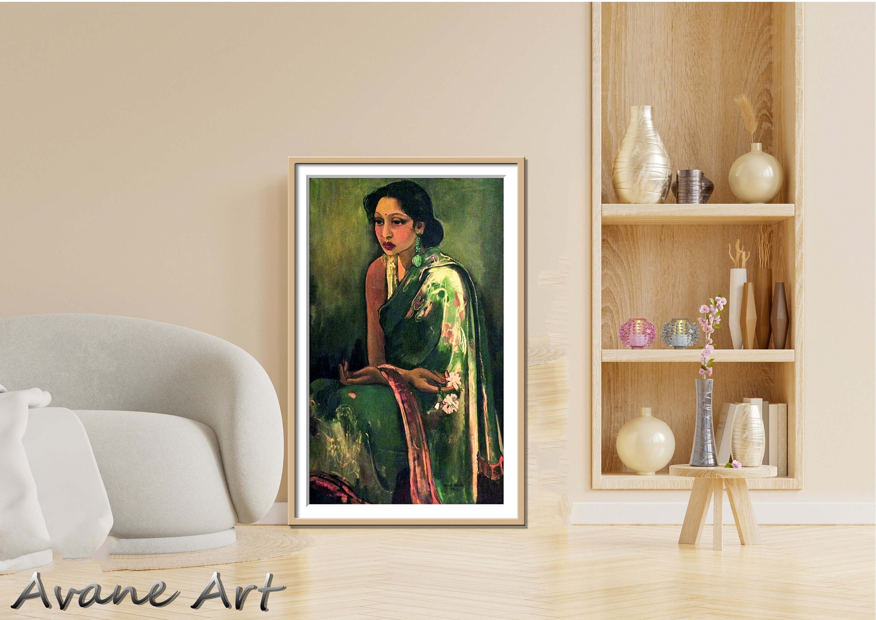 Sumair by Amrita Sher-gil Indian Art Digital Print Download for Home ...