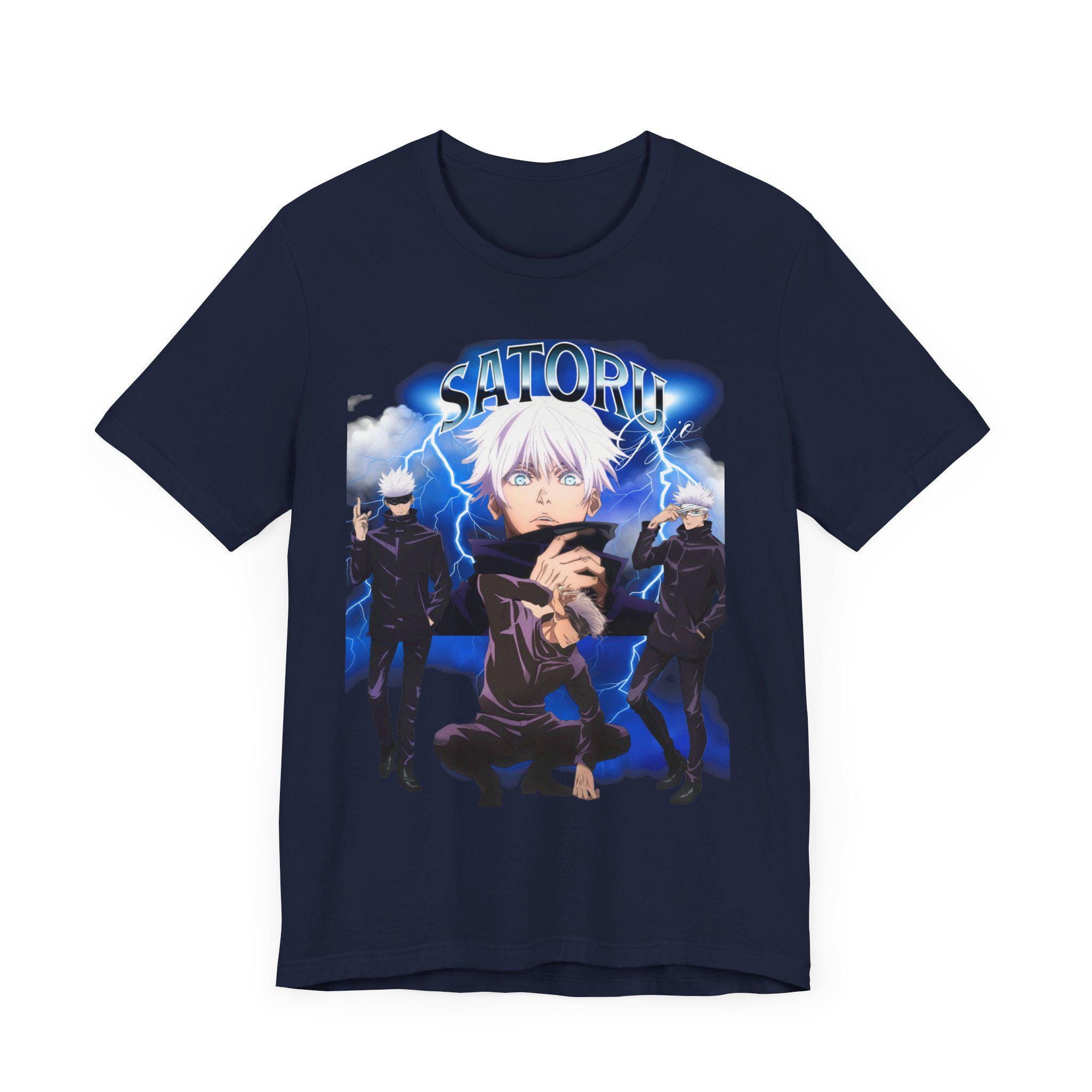 Satoru Gojo Tshirt, Jujutsu Kaisen Tee, Anime Shirt, Unisex Top, Short ...