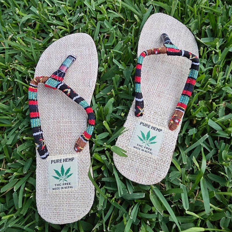 Thong Sandals With Tie - Etsy
