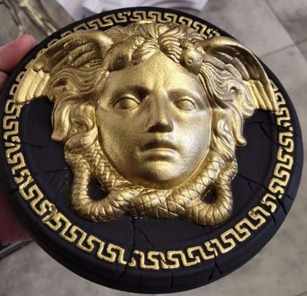 Medusa Gypsum Rosette Greek Design - Etsy