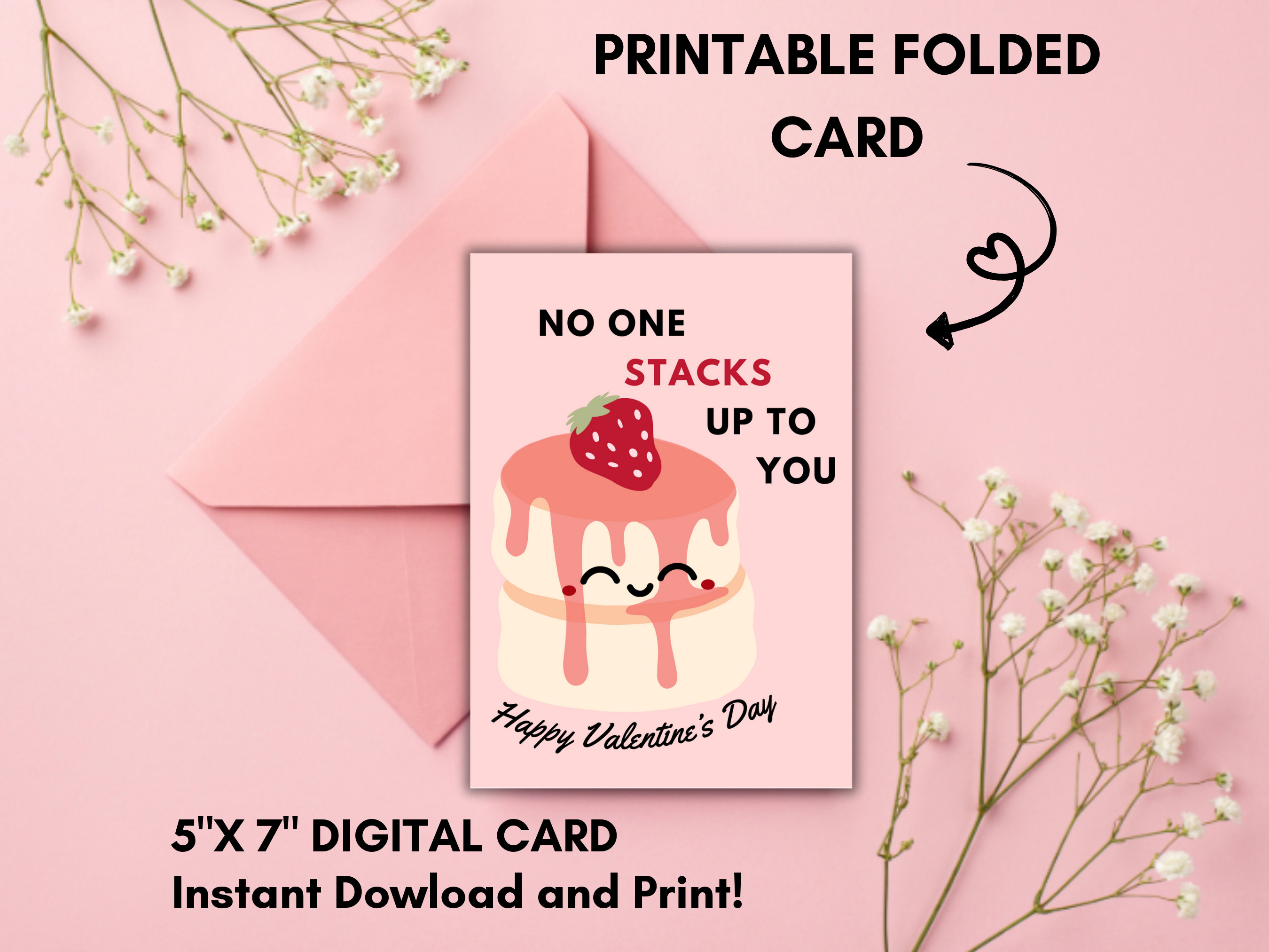 Happy Valentine's Day, Pun Card, Friends Valentine’s, Printable Card ...