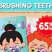 Preschool Brushing Teeth Activity: Dental Health Game Printable (PDF ...
