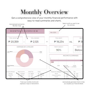 Bookkeeping Spreadsheet Template Business Accounting Income and Expense ...