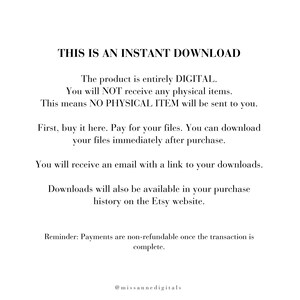 Weekly Meal Plan With Grocery List Template in 4 Versions Instant ...