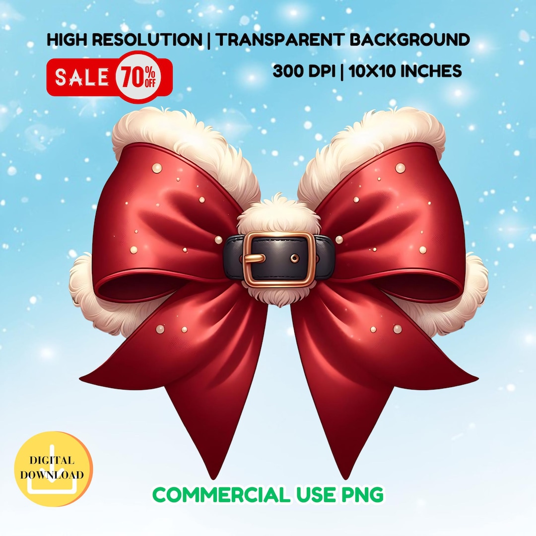 Christmas Bow Png Santa Bow Png Christmas Santa Bows Png Christmas ...