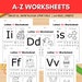 Alphabet Worksheet Printable for Kids Letters Work Sheet for Preschool ...