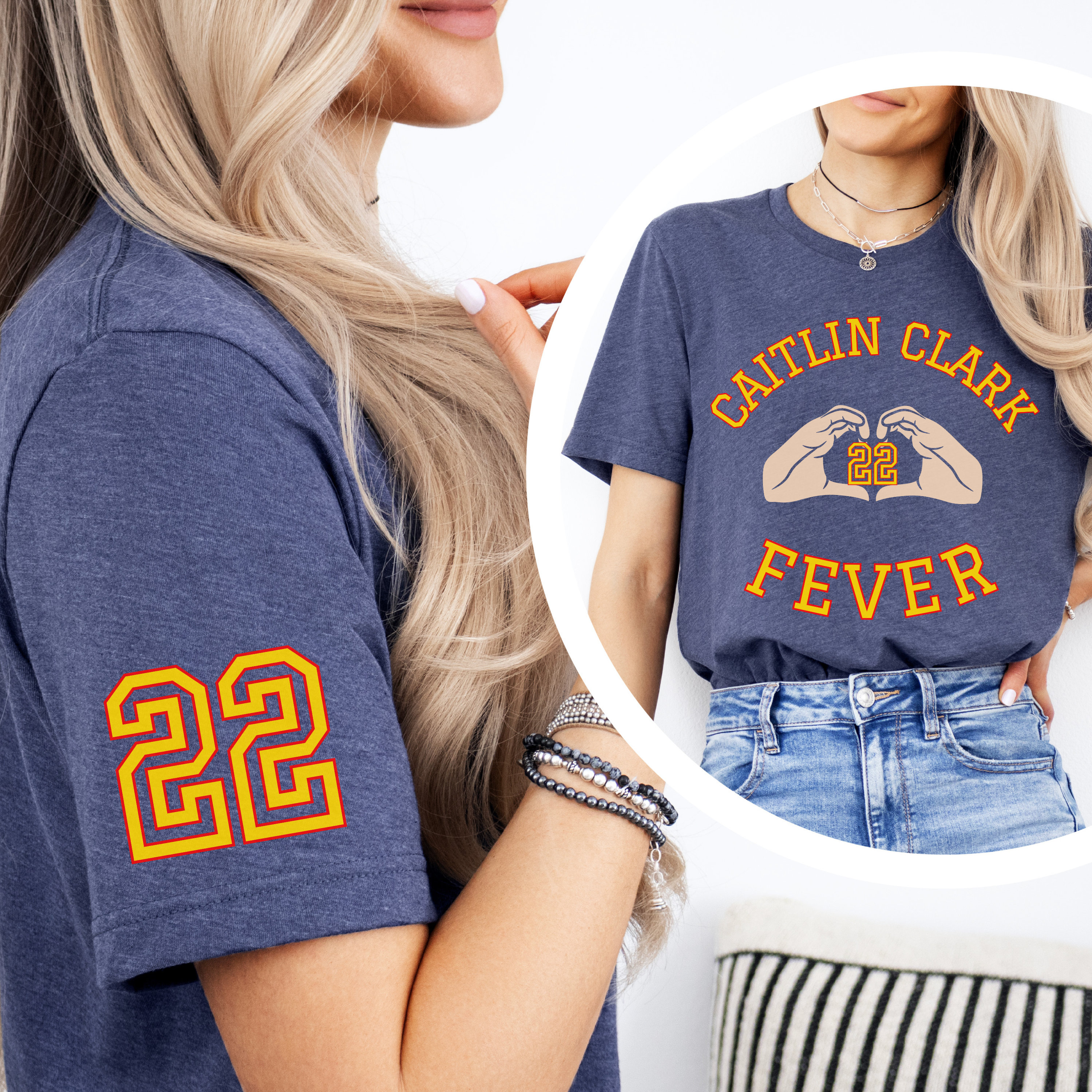 Caitlin Clark Fever T Shirt 22 Clark Fan Shirt Caitlin Goat Tee Caitlin ...