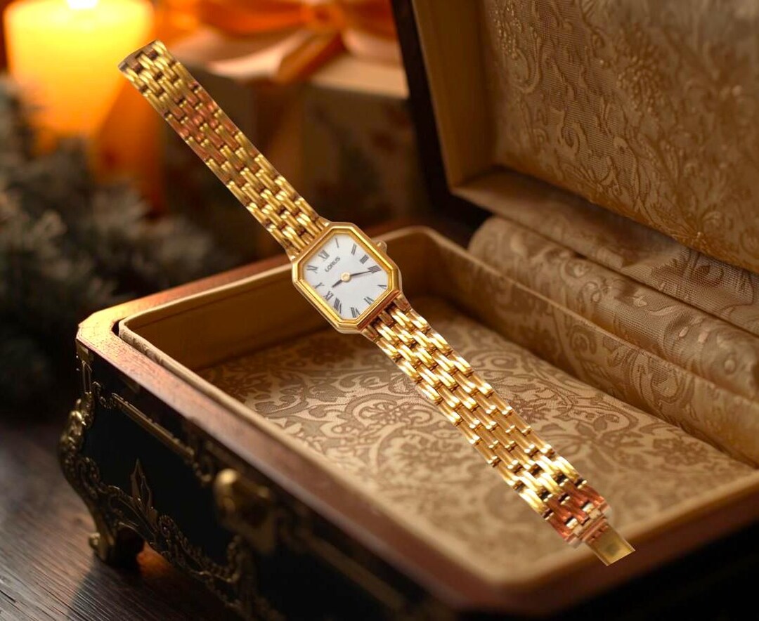 1980s Vintage Lorus by Seiko Ladies Quartz Wristwatch, Gold Tone ...