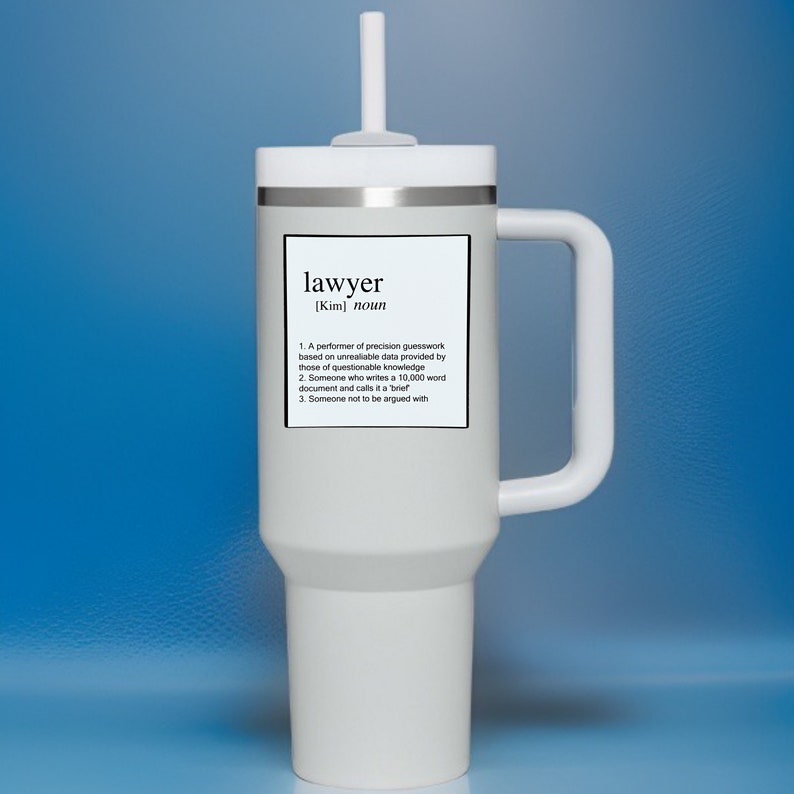 Custom Definition Sticker Gift for Lawyer Profession Decal Dictionary ...