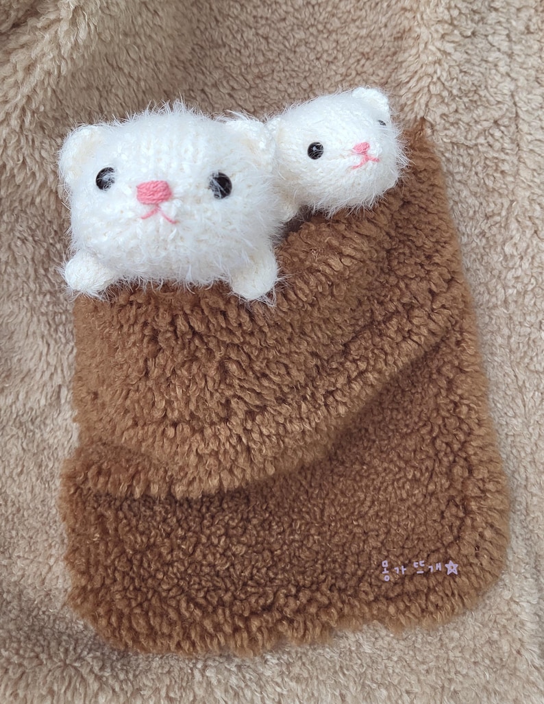 Seolgi,weasel,ferret,knitting Pattern, Tutorial English Pdf, Full Video ...