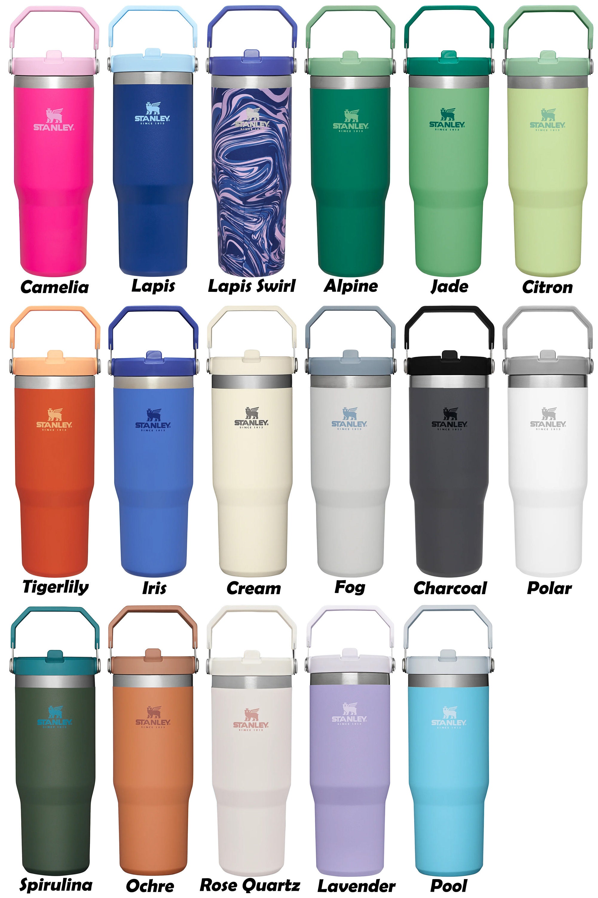 Stanley Engraved | Engraved 30oz Tumbler | Stanley Iceflow Flip Straw ...