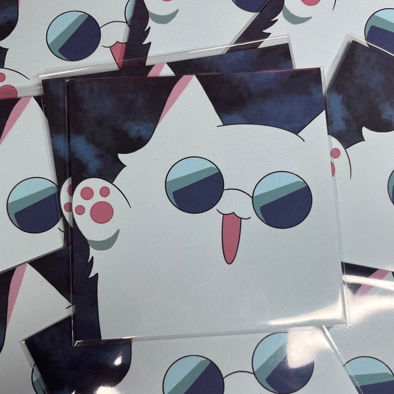 Cat Gojo Mini Print - Etsy