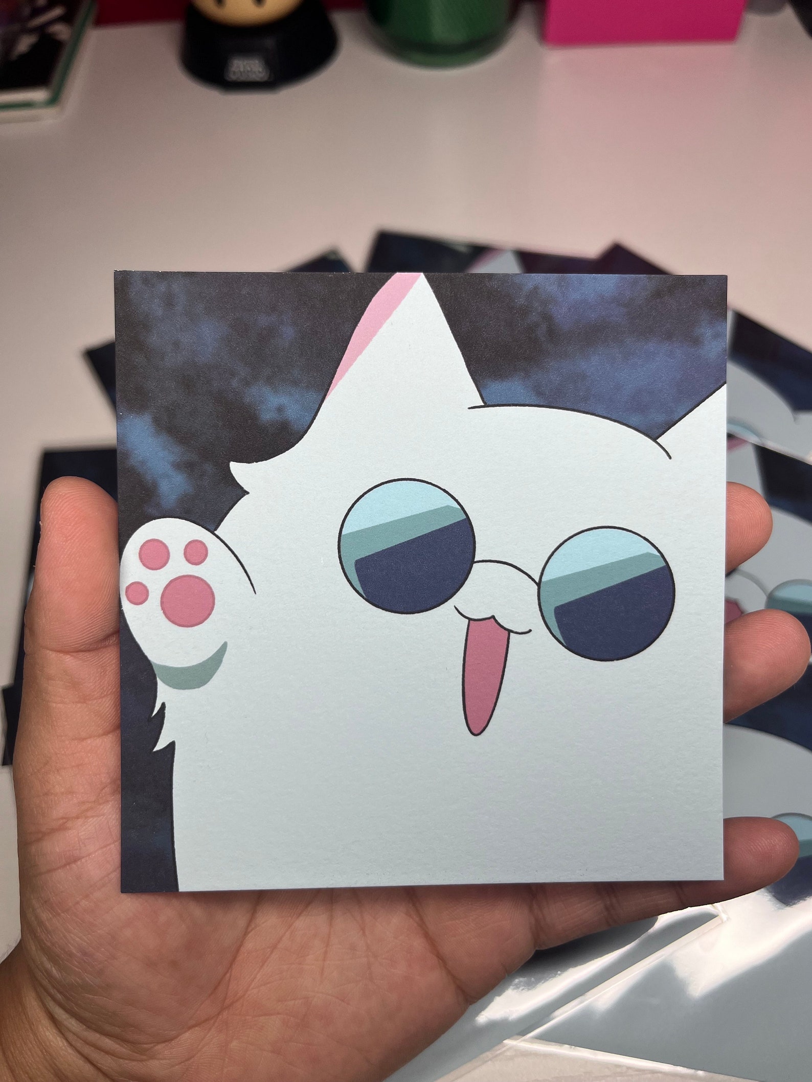 Cat Gojo Mini Print - Etsy