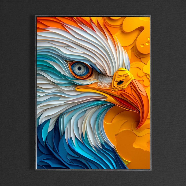 Eagle Print, Eagle JPG SVG PNG, Eagle Art Work Photo, Eagle Valance ...