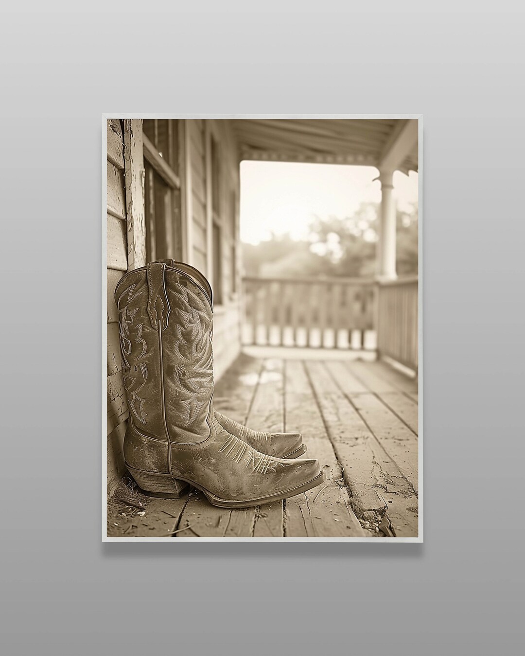 Cowboy Boot Print, Boot Decorations, Cowboy Boot Candle, Bronze Cowboy ...
