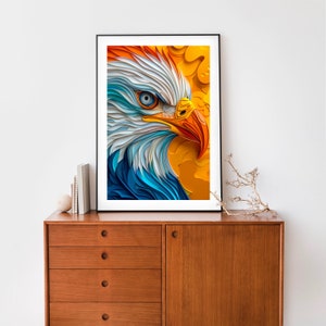 Eagle Print, Eagle JPG SVG PNG, Eagle Art Work Photo, Eagle Valance ...