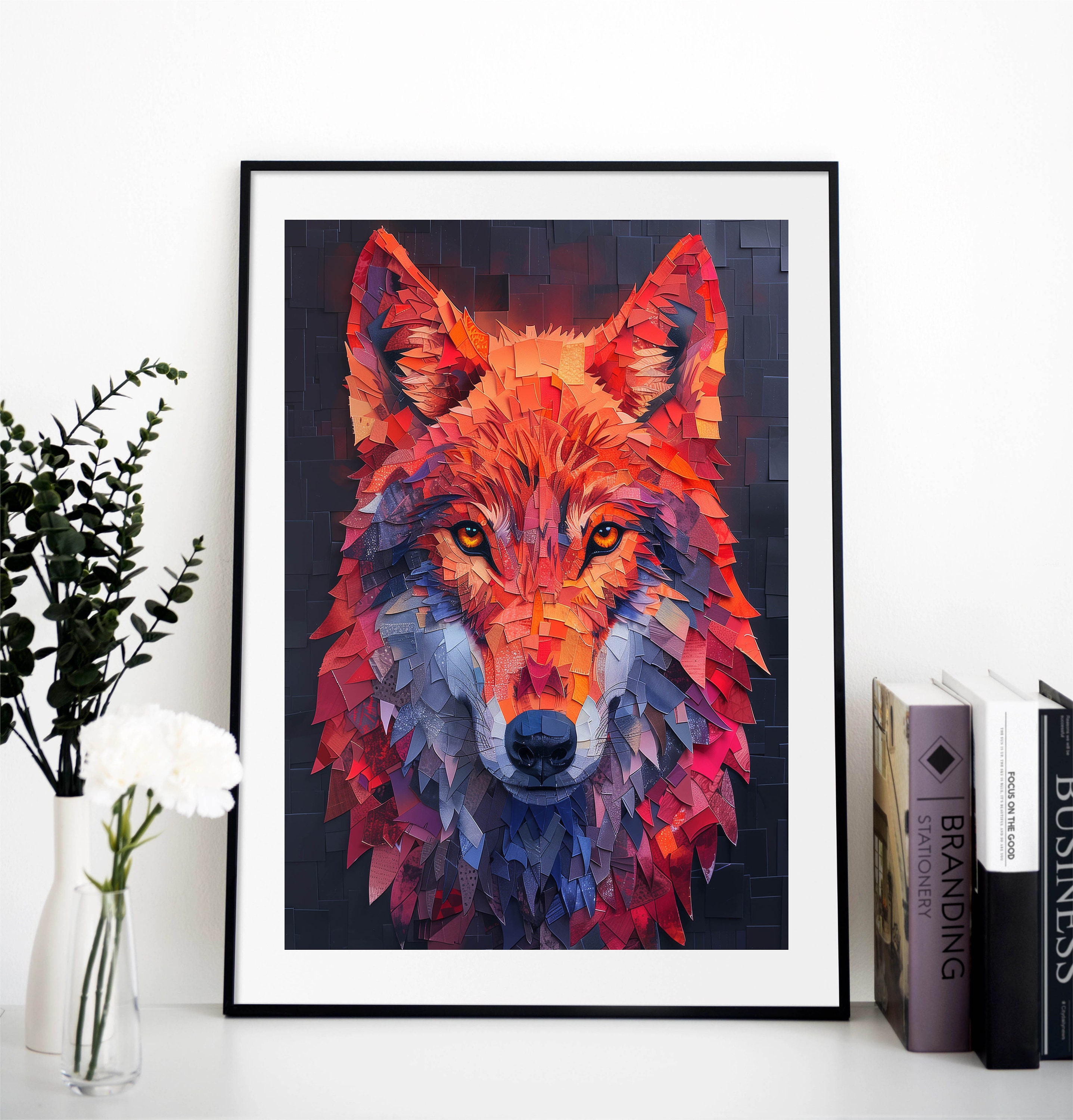 Wolf Poster Digital Download, Digital Print, Printable JPEG, Large ...